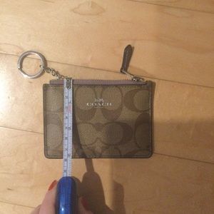 Coach | Bags | Coach Id Card Case In Signature Canvas | Poshmark